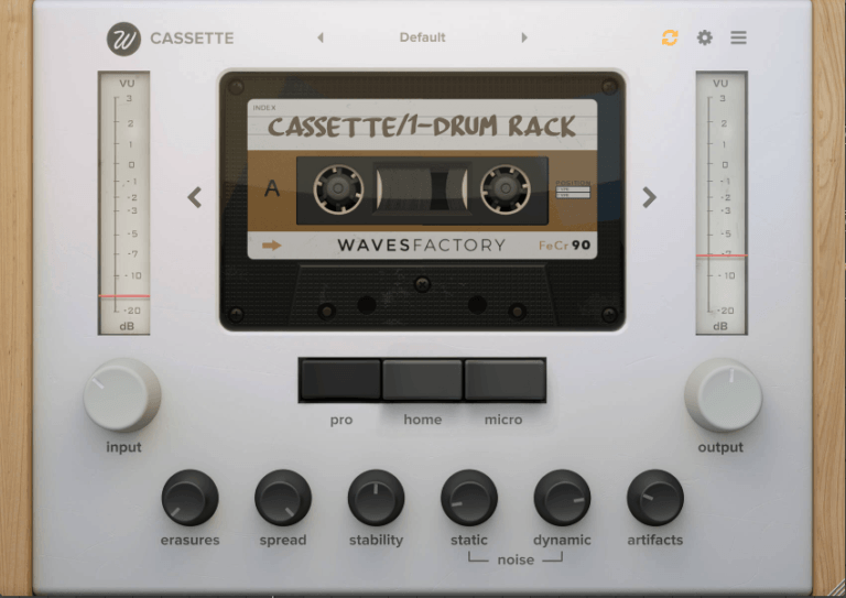 Wavesfactory Cassette Plugin Review – Lofi Tape Sound
